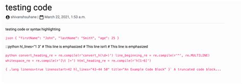Extending Support For Syntax Highlighting Via Codehilite · Issue 32 · Erwinmatijsendjango