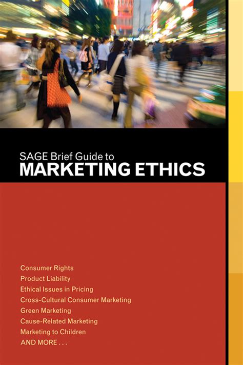 Sage Brief Guide To Marketing Ethics