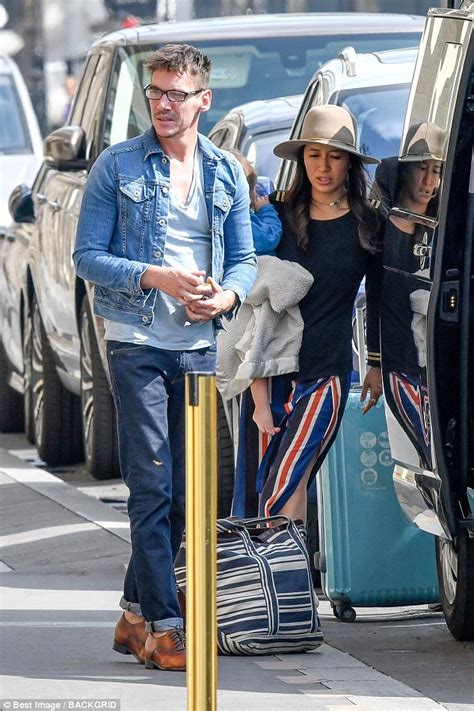 Jonathan Rhys Meyers Joins Wife Mara Lane And Son Wolf In Paris Daily