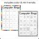 Computer Vocabulary Bingo Game Bundle By Thweatthearts Tpt