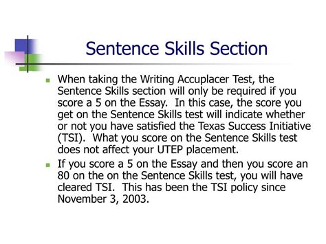PPT Accuplacer Writing Test PowerPoint Presentation Free Download ID 207460