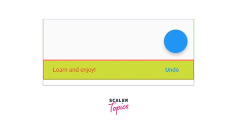 How To Display A Snackbar In Flutter Scaler Topics