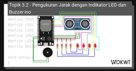 Topik 32 Pengukuran Jarak Dengan Indikator Led Dan O