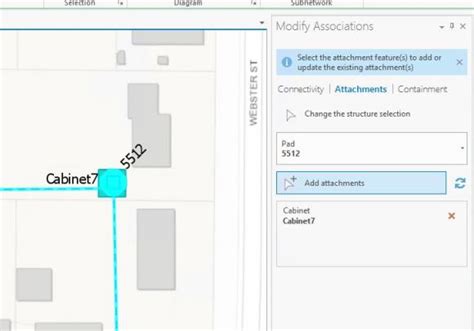 esri utility network editing with associations