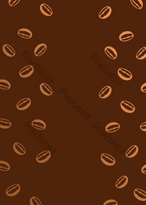 커피 콩 배경 갈색 간단한 Png Psd 무료 다운로드 Pikbest