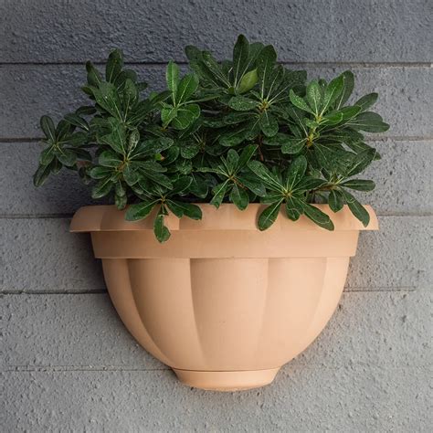 گلدان دیواری گل آذین مدل اقاقیا گلدان پلاستیکی گل آذین