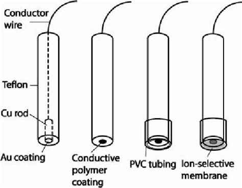 Schematic Of The Construction Of A Solid Contact Ion Selective