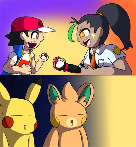 Feb Day 5 Ash And Nemona By Yingyangheart On Deviantart