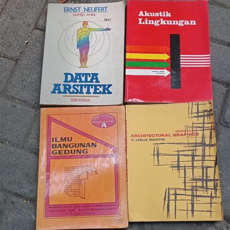 Jual Buku Arsitek Data Arsitek Ilmu Bangunan Gedung Akustik Lingkungan