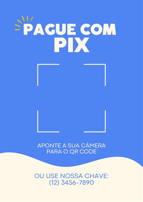 Modelos de Pague Pix customizáveis e grátis