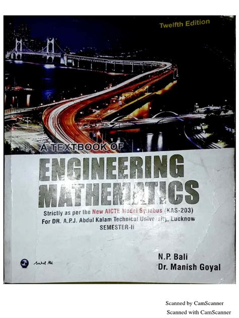 Np Bali Engineering Mathematics Ii Pdf