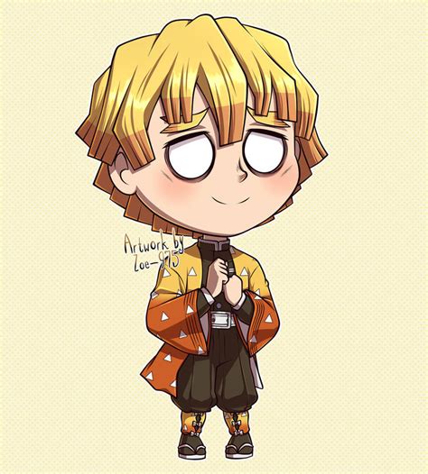 Chibi Zenitsu By Zoe 975 On Deviantart