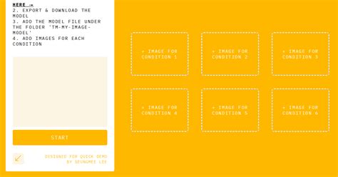 Teachable Machine Demo Codesandbox