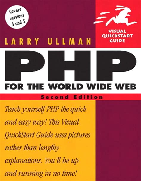 Php For The World Wide Web Visual Quickstart Guide 2nd Edition Peachpit