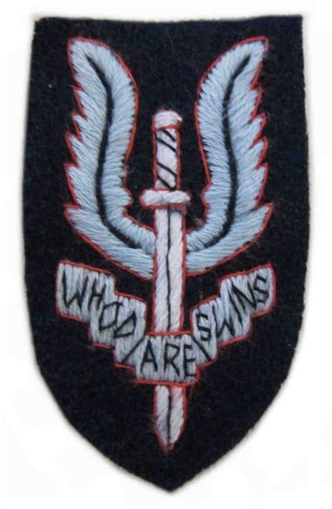 Wwii Sas Cap Badge Special Air Service Version 3 New
