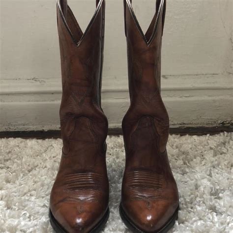 Vintage J Chisholm Cowboy Boots Great Quality Depop