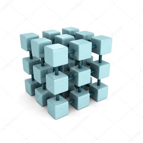 Abstract Block Cube Structure Stock Photo By VERSUSstudio 54303267