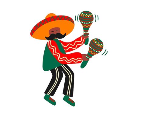 Guy Dancing With Maracas