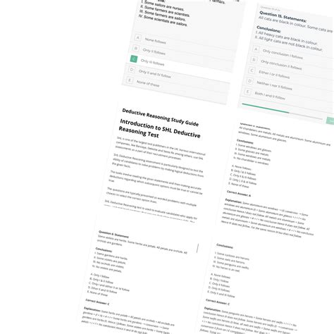 Deductive Reasoning Practice Tests TestHQ