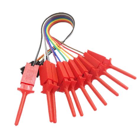 Mosiee 10pin Hook Clip Line Kithigh Efficiency Logic Analyzer Cable