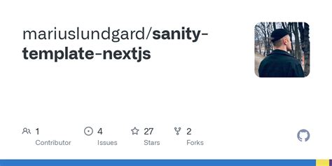 Github Mariuslundgard Sanity Template Nextjs