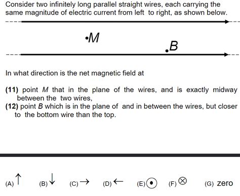 Consider Two Infinitely Long Parallel Straight Wires
