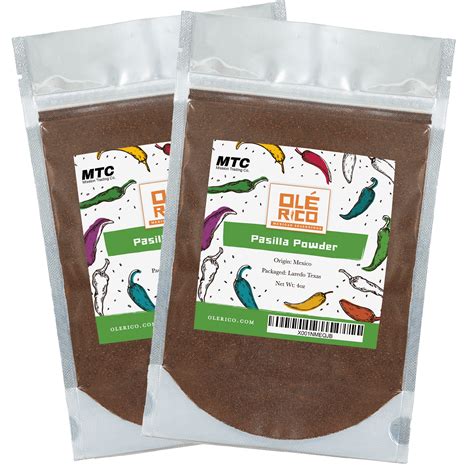 Pasilla Chile Powder 2 Pack By Ole Rico