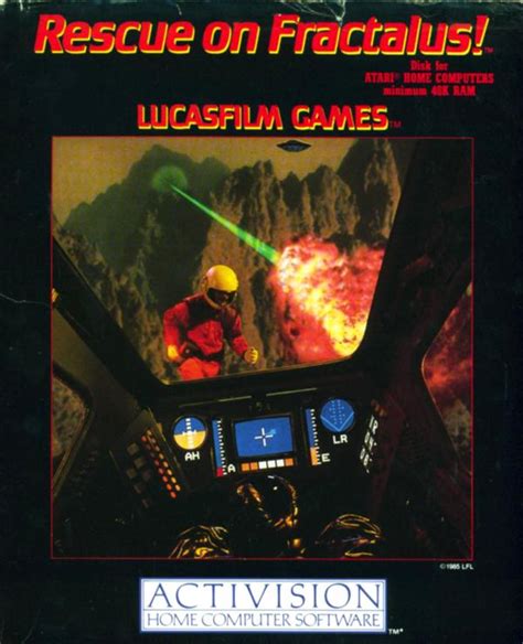 Atari 400 800 Xl Xe Rescue On Fractalus Scans Dump Download