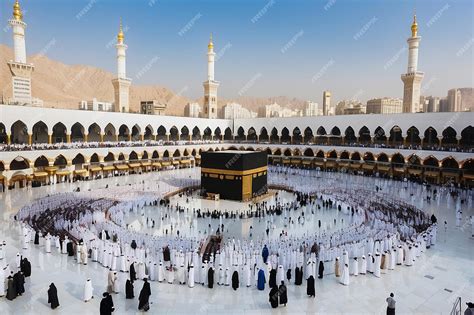 Premium Photo Kaaba In Masjid Al Haram In Mecca Saudi Arabia