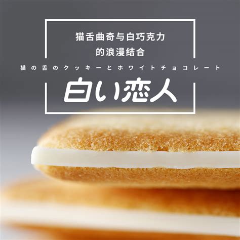 白色恋人饼干54枚北海道进口零食送女友情人礼物黑白混巧夹心饼干