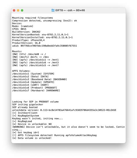 ios 16 extracting the file system and keychain from a11 devices elcomsoft blog
