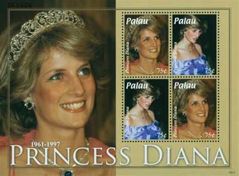 M10627 2010 Palau Princess Diana 4v M Mystic Stamp Company