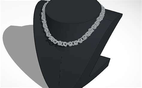 3d Design Necklace Display Tinkercad