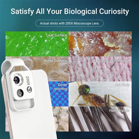 Digital 200x Microscope Lens For Smartphones Abra Mobility