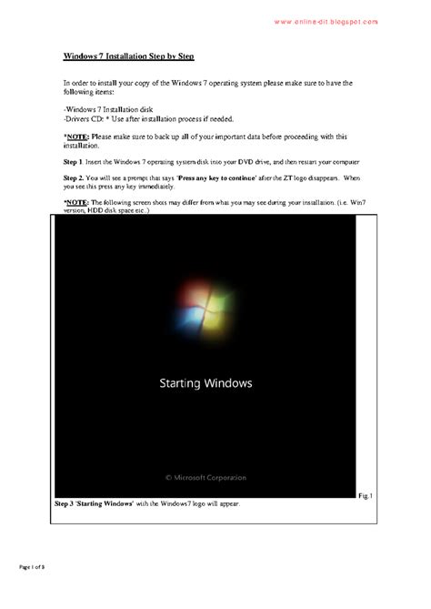 Windows 7 Install Windows 7 Installation Step By Step In Order To Windows 7 Install Windows 7 Installation Step By Step In Order To