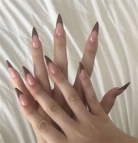 French Stiletto Nails Stilleto Nails Designs Acrylic Nails Stiletto