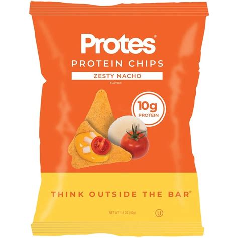 Protes Zesty Nacho Plant Based Protein Chips 8 Ct Delivery Or Pickup