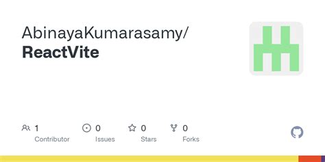 Github Abinayakumarasamyreactvite