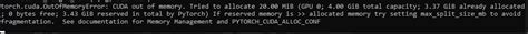 torch cuda outofmemoryerror cuda out of memory · issue 654 · rvc