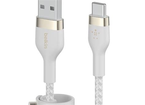 벨킨 프로 플렉스 Usb C타입 고속 충전 케이블 실리콘 1m Cab010bt1m 마켓컬리