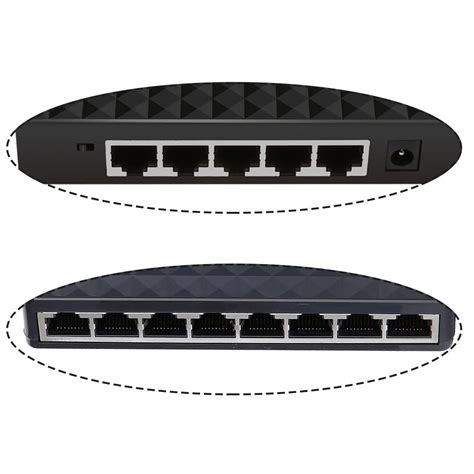 5 8 портов гигабитный коммутатор Настольный RJ45 Ethernet коммутатор 10