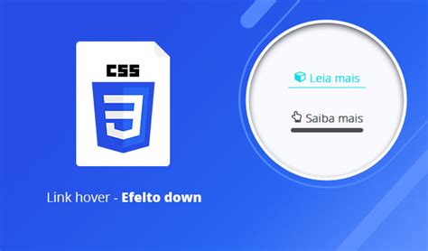 Link Hover Efeito Down Códigos Html E Css Prontos