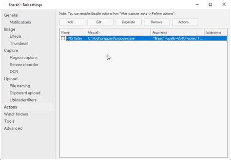 Feature Request Add Ability To Perform Sharex Actions Just Before