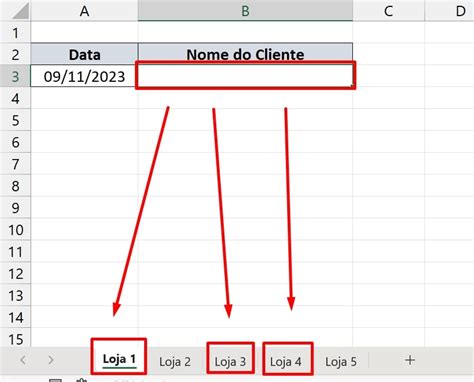 Como Digitar Em Várias Abas Do Excel Ninja Do Excel