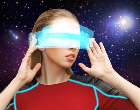 Premium Photo Space Future Technology And People Concept Beautiful