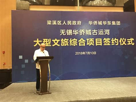 總投資300億！華僑城古運河文化旅遊綜合項目簽約落戶梁溪區 每日頭條