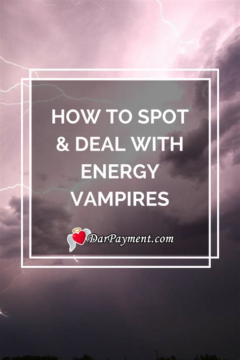 Energy Vampires How To Spot And Deal With Them Dar Payment