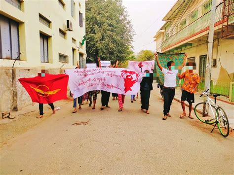 Khit Thit Media On Twitter မုံရွာတွင် စစ်အုပ်စုအောက် ဖိနှိပ်ခံအမျိုးသမီးများ အရေး ငါတို့အရေး