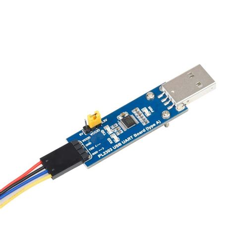 Waveshare Pl2303 Usb To Uart Ttl Communication Module V2 Usb A Connector Robozar