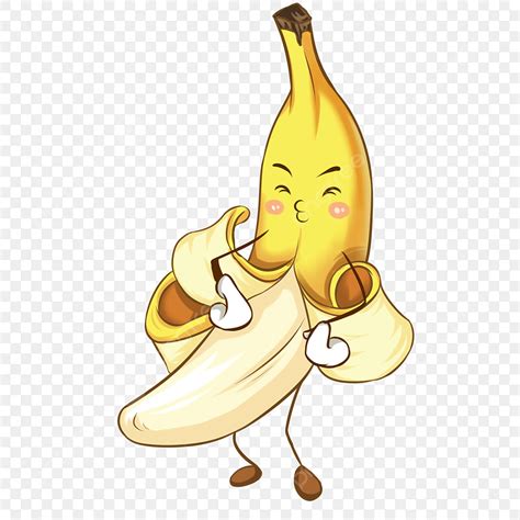 รูปกล้วยการ์ตูนผลไม้มนุษย์ Png กล้วย การ์ตูนผลไม้ มานุษยวิทยาผลไม้ภาพ Png และ Psd สำหรับ